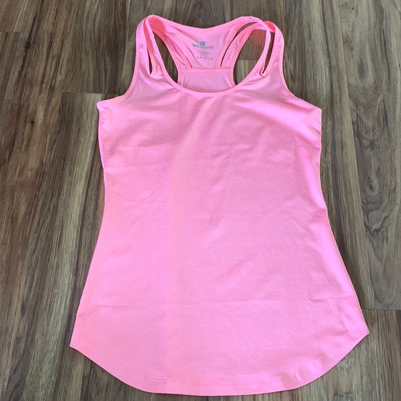 90 Degree By Reflex | Tops | Bright Coral Pink Workout Tank | Poshmark